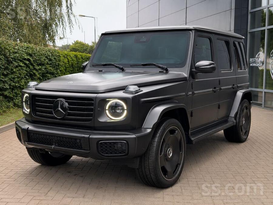 Melns Mercedes-Benz g-400 2024 Rīga, ar dzinēja tilpumu 3.00 L un nobraukumu 47 tūkst. km par 149900 €, foto 1 vietnē AUTOMOTO.COM.LV