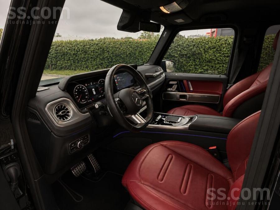 Melns Mercedes-Benz g-400 2024 Rīga, ar dzinēja tilpumu 3.00 L un nobraukumu 47 tūkst. km par 149900 €, foto 8 vietnē AUTOMOTO.COM.LV