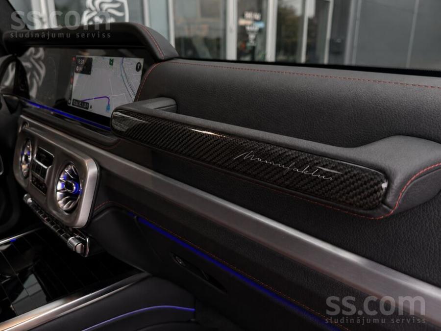 Melns Mercedes-Benz g-400 2024 Rīga, ar dzinēja tilpumu 3.00 L un nobraukumu 47 tūkst. km par 149900 €, foto 12 vietnē AUTOMOTO.COM.LV