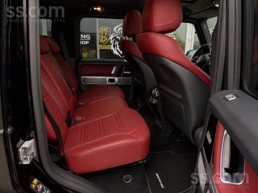 Melns Mercedes-Benz g-400 2024 Rīga, ar dzinēja tilpumu 3.00 L un nobraukumu 47 tūkst. km par 149900 €, foto 14 vietnē AUTOMOTO.COM.LV