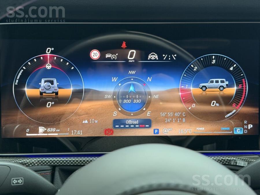 Melns Mercedes-Benz g-400 2024 Rīga, ar dzinēja tilpumu 3.00 L un nobraukumu 47 tūkst. km par 149900 €, foto 30 vietnē AUTOMOTO.COM.LV