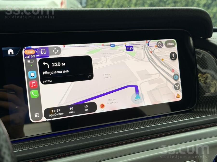 Melns Mercedes-Benz g-400 2024 Rīga, ar dzinēja tilpumu 3.00 L un nobraukumu 47 tūkst. km par 149900 €, foto 31 vietnē AUTOMOTO.COM.LV