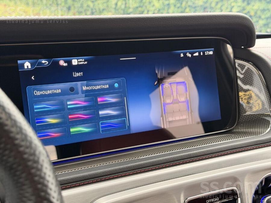 Melns Mercedes-Benz g-400 2024 Rīga, ar dzinēja tilpumu 3.00 L un nobraukumu 47 tūkst. km par 149900 €, foto 34 vietnē AUTOMOTO.COM.LV