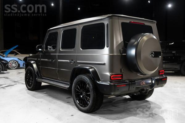 Pelēks Mercedes-Benz g-400 2021 Rīga, ar dzinēja tilpumu 3.00 L un nobraukumu 29 tūkst. km par 136000 €, foto 6 vietnē AUTOMOTO.COM.LV