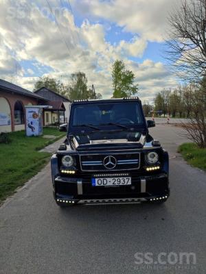 Black Mercedes-Benz g-500 2009 in Ogre, with an engine capacity of 5.50 L and mileage of 340 thousand km for 29000 €, photo 2 on AUTOMOTO.COM.LV
