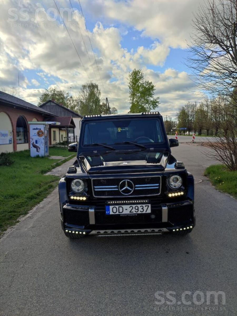 Black Mercedes-Benz g-500 2009 in Ogre, with an engine capacity of 5.50 L and mileage of 340 thousand km for 29000 €, photo 2 on AUTOMOTO.COM.LV