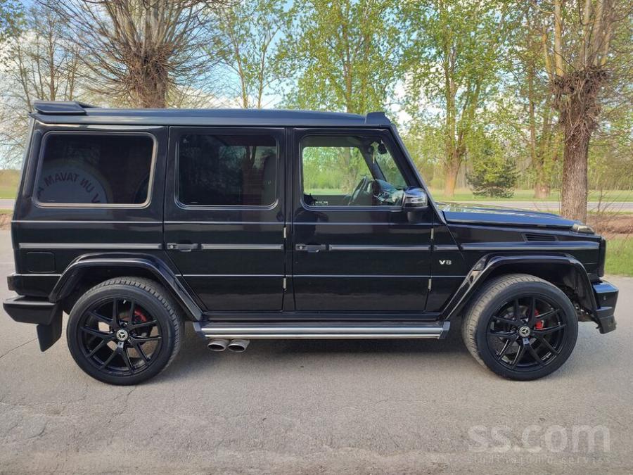 Black Mercedes-Benz g-500 2009 in Ogre, with an engine capacity of 5.50 L and mileage of 340 thousand km for 29000 €, photo 4 on AUTOMOTO.COM.LV