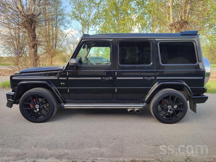 Black Mercedes-Benz g-500 2009 in Ogre, with an engine capacity of 5.50 L and mileage of 340 thousand km for 29000 €, photo 5 on AUTOMOTO.COM.LV