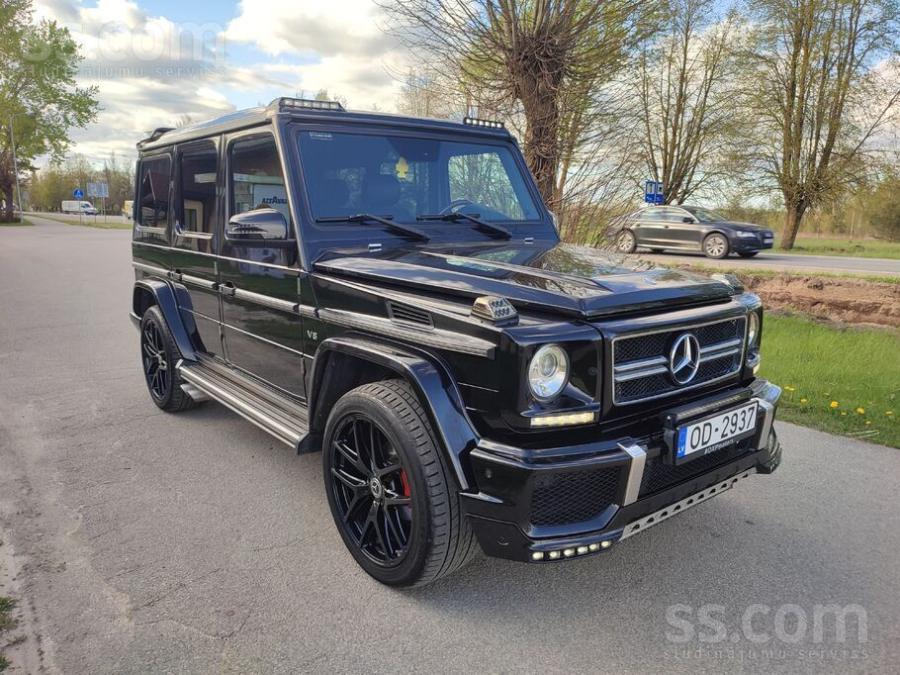 Черный Мерседес Г 500 2009 в Огре, объемом двигателя 5.50 л и пробегом 366 тыс. км за 31000 €, фото 1 на AUTOMOTO.COM.LV