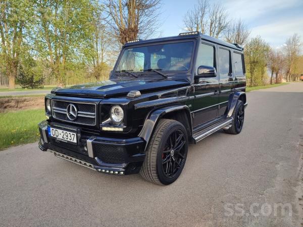 Черный Мерседес Г 500 2009 в Огре, объемом двигателя 5.50 л и пробегом 366 тыс. км за 31000 €, фото 3 на AUTOMOTO.COM.LV