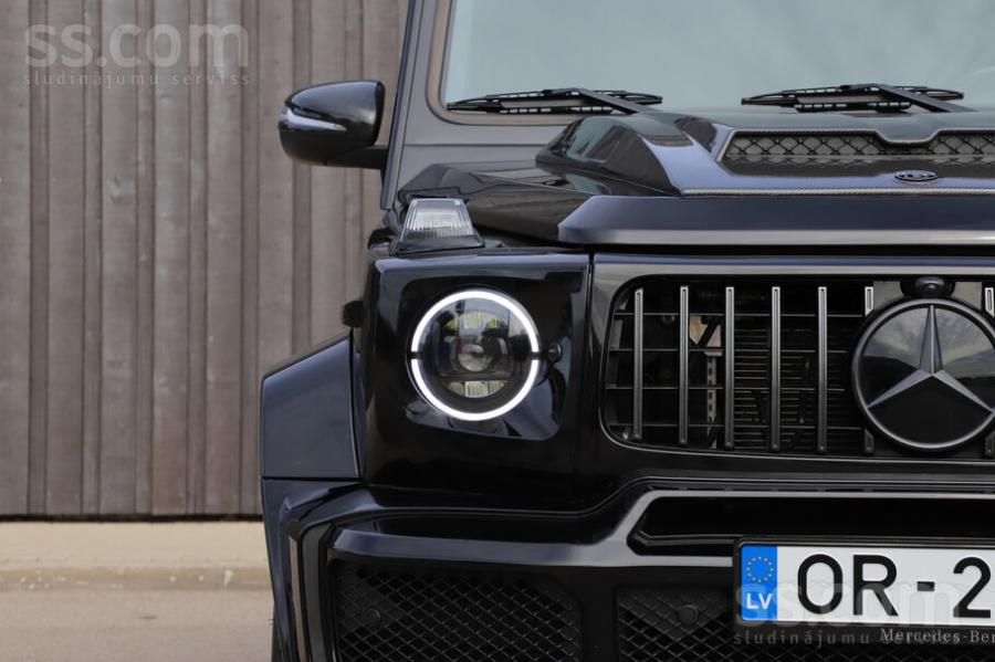 Black Mercedes-Benz g-500 2012 in Tukums, with an engine capacity of 5.50 L and mileage of 89 thousand km for 89000 €, photo 12 on AUTOMOTO.COM.LV