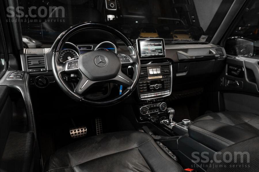 Melns Mercedes-Benz g-500 2014 Rīga, ar dzinēja tilpumu 5.50 L un nobraukumu 97 tūkst. km par 56500 €, foto 7 vietnē AUTOMOTO.COM.LV