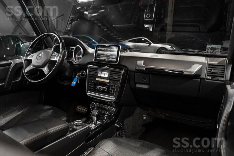 Melns Mercedes-Benz g-500 2014 Rīga, ar dzinēja tilpumu 5.50 L un nobraukumu 97 tūkst. km par 56500 €, foto 9 vietnē AUTOMOTO.COM.LV