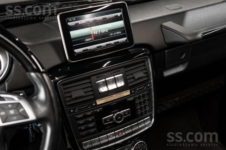 Melns Mercedes-Benz g-500 2014 Rīga, ar dzinēja tilpumu 5.50 L un nobraukumu 97 tūkst. km par 54500 €, foto 16 vietnē AUTOMOTO.COM.LV