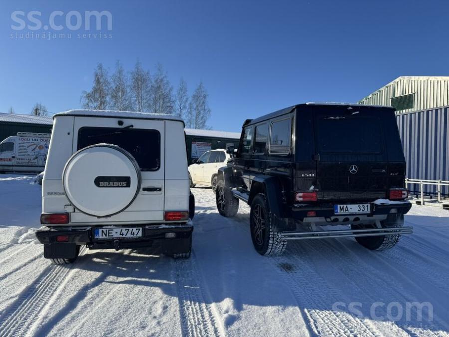 Black Mercedes-Benz g-500 2017 in Tukums, with an engine capacity of 4.00 L and mileage of 65 thousand km for 132600 €, photo 10 on AUTOMOTO.COM.LV