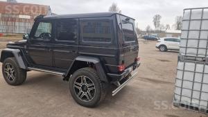 Black Mercedes-Benz g-500 2017 in Tukums, with an engine capacity of 4.00 L and mileage of 65 thousand km for 132600 €, photo 13 on AUTOMOTO.COM.LV