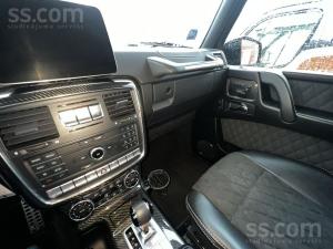 Black Mercedes-Benz g-500 2017 in Tukums, with an engine capacity of 4.00 L and mileage of 65 thousand km for 132600 €, photo 14 on AUTOMOTO.COM.LV