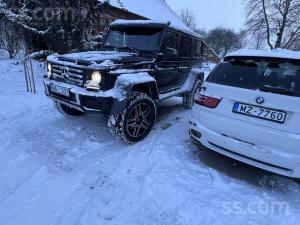 Black Mercedes-Benz g-500 2017 in Tukums, with an engine capacity of 4.00 L and mileage of 65 thousand km for 132600 €, photo 20 on AUTOMOTO.COM.LV
