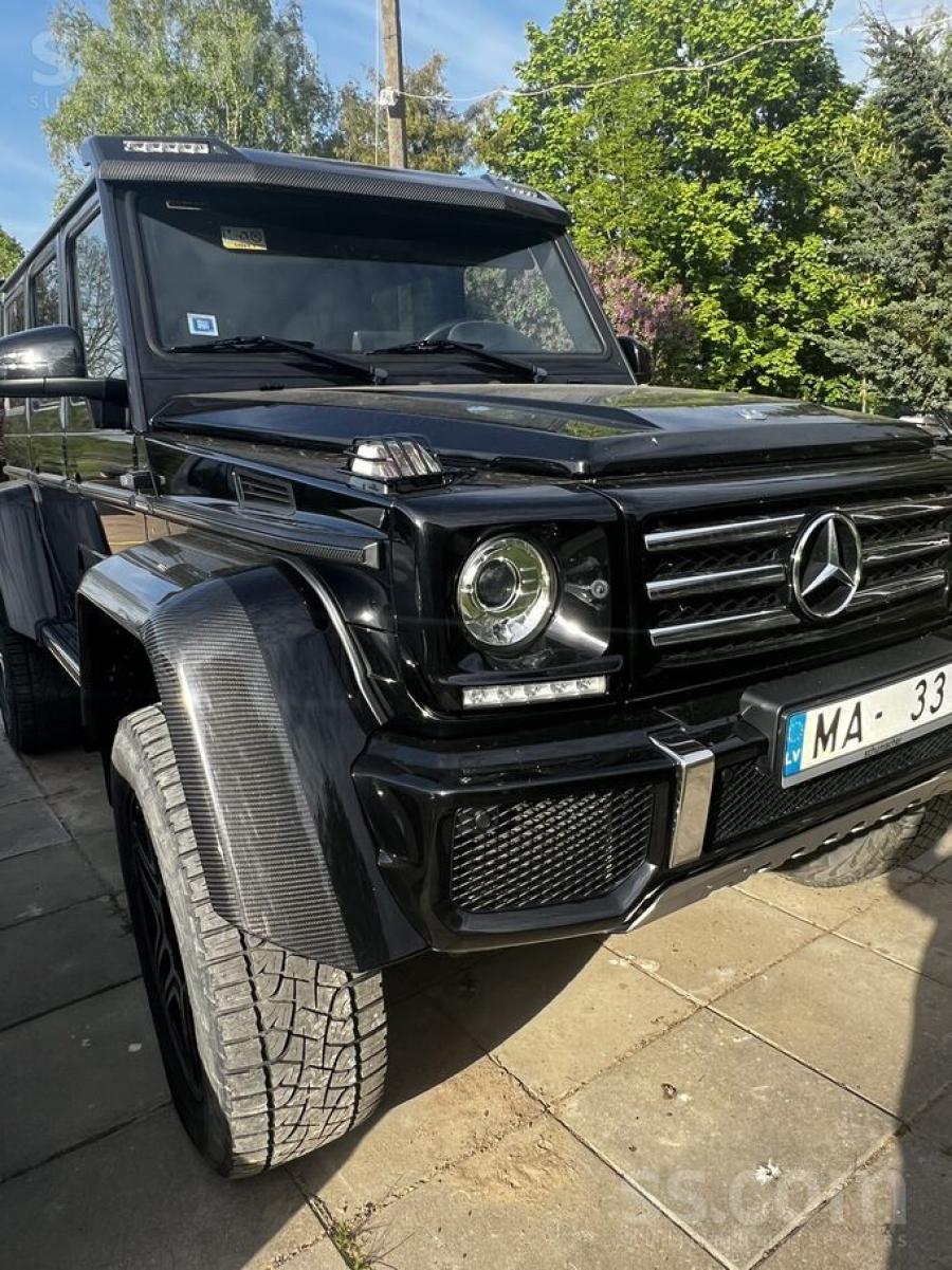 Black Mercedes-Benz g-500 2017 in Tukums, with an engine capacity of 4.00 L and mileage of 65 thousand km for 132600 €, photo 21 on AUTOMOTO.COM.LV