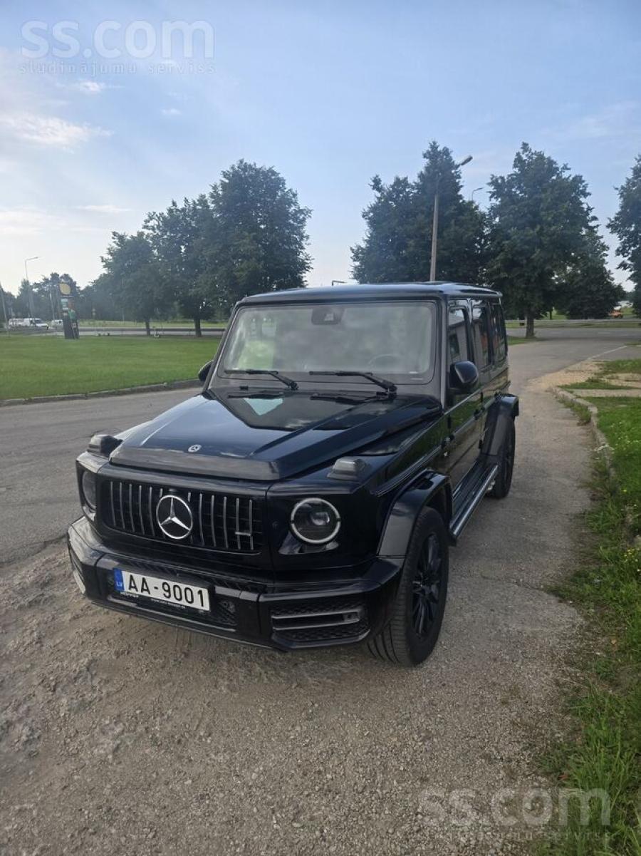 Melns Mercedes-Benz g-500 2021 Ogre, ar dzinēja tilpumu 3.90 L un nobraukumu 223 tūkst. km par 88000 €, foto 1 vietnē AUTOMOTO.COM.LV