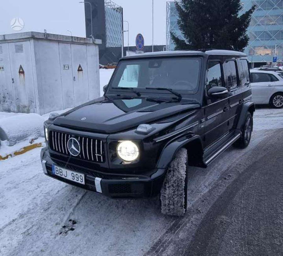 Melns Mercedes-Benz g-500 2022 Kauņa, ar dzinēja tilpumu 3.98 L un nobraukumu 31 tūkst. km par 131000 €, foto 2 vietnē AUTOMOTO.COM.LV