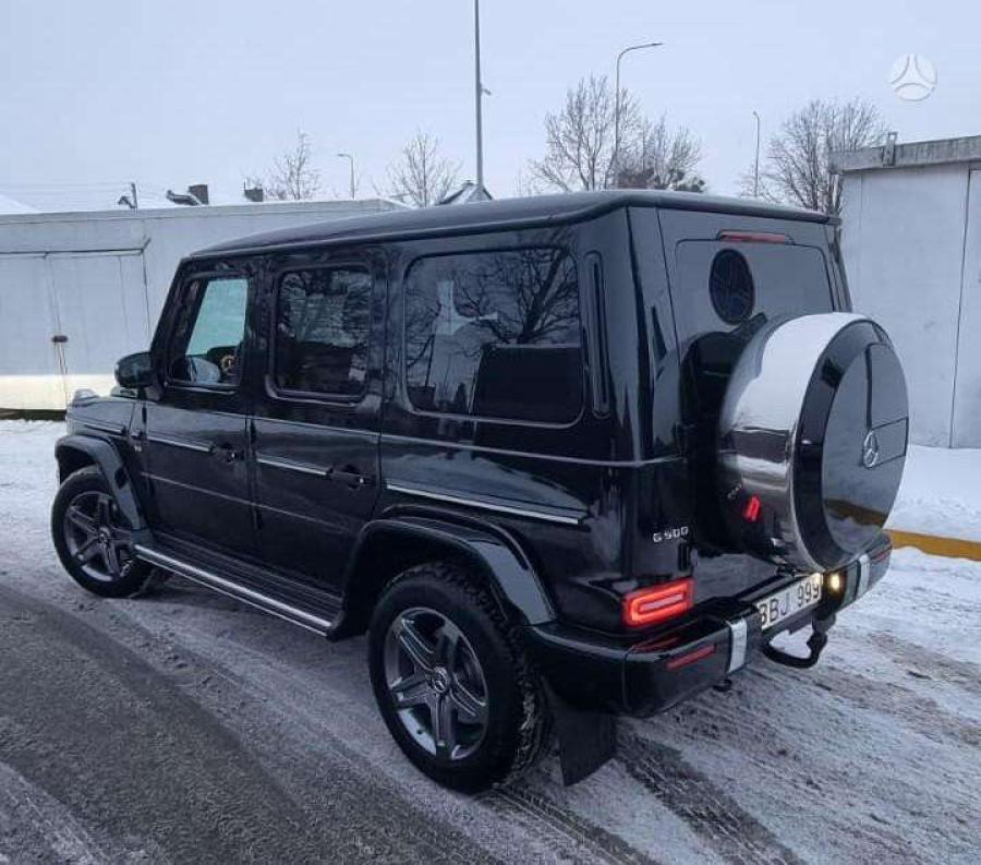 Melns Mercedes-Benz g-500 2022 Kauņa, ar dzinēja tilpumu 3.98 L un nobraukumu 31 tūkst. km par 131000 €, foto 3 vietnē AUTOMOTO.COM.LV
