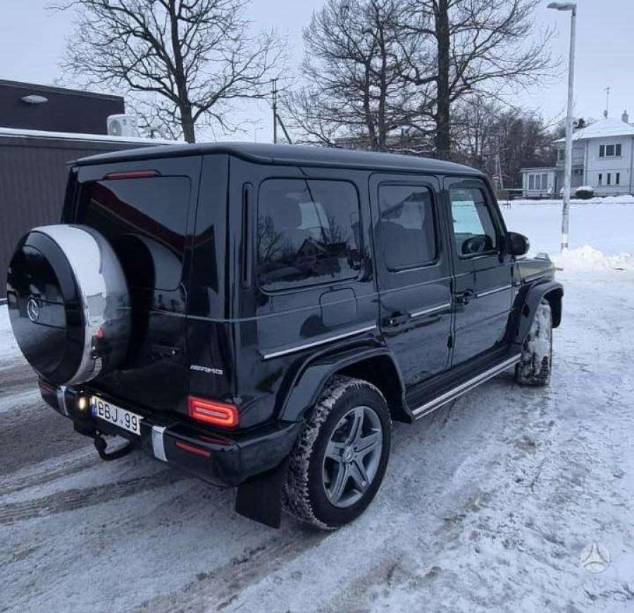 Melns Mercedes-Benz g-500 2022 Kauņa, ar dzinēja tilpumu 3.98 L un nobraukumu 31 tūkst. km par 131000 €, foto 6 vietnē AUTOMOTO.COM.LV