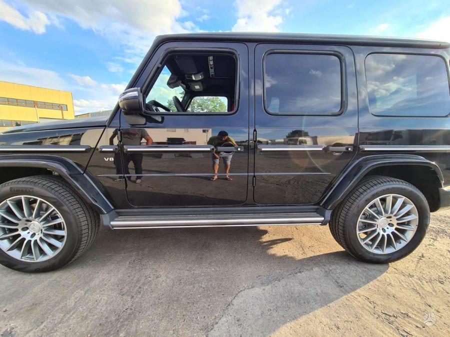 Melns Mercedes-Benz g-500 2022 Kauņa, ar dzinēja tilpumu 3.98 L un nobraukumu 31 tūkst. km par 131000 €, foto 11 vietnē AUTOMOTO.COM.LV