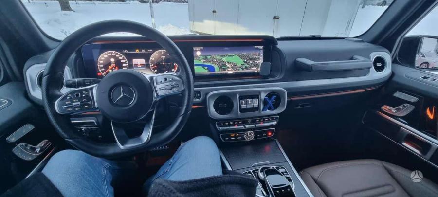 Melns Mercedes-Benz g-500 2022 Kauņa, ar dzinēja tilpumu 3.98 L un nobraukumu 31 tūkst. km par 131000 €, foto 12 vietnē AUTOMOTO.COM.LV