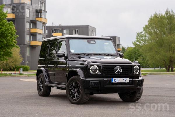 Melns Mercedes-Benz g-500 2024 Rīga, ar dzinēja tilpumu 0.00 L un nobraukumu 35 tūkst. km par 138000 €, foto  vietnē AUTOMOTO.COM.LV