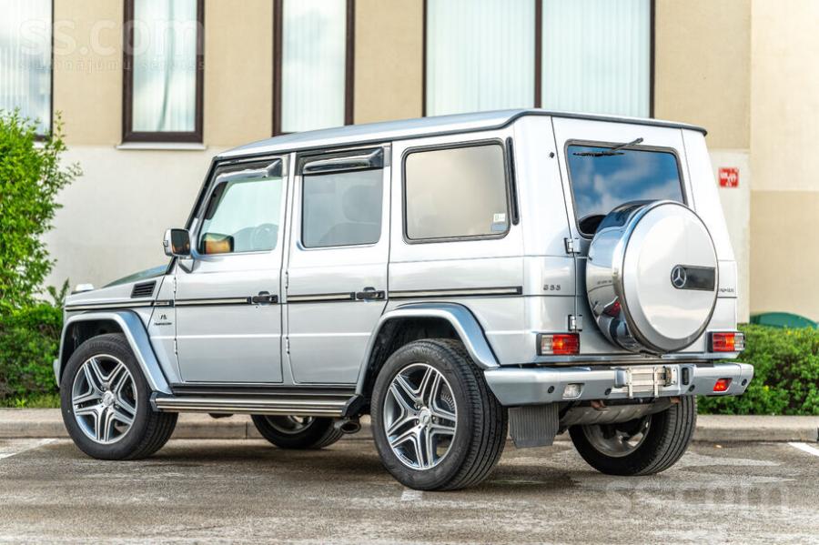 Mercedes-Benz g-55-amg 2006 in Riga, with an engine capacity of 5.50 L and mileage of 193 thousand km for 33900 €, photo 8 on AUTOMOTO.COM.LV