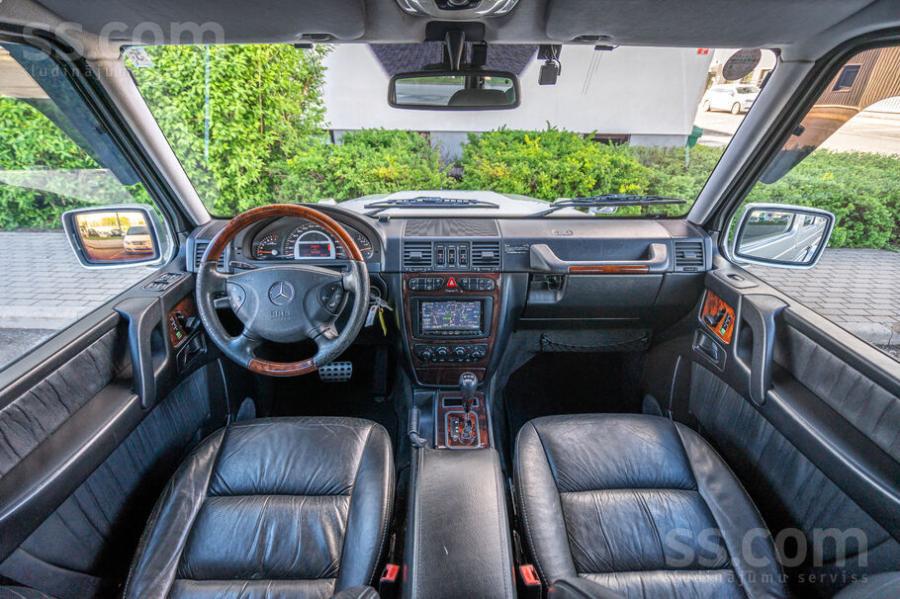 Mercedes-Benz g-55-amg 2006 in Riga, with an engine capacity of 5.50 L and mileage of 193 thousand km for 33900 €, photo 9 on AUTOMOTO.COM.LV