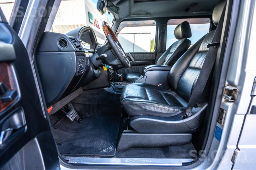 Mercedes-Benz g-55-amg 2006 in Riga, with an engine capacity of 5.50 L and mileage of 193 thousand km for 33900 €, photo 16 on AUTOMOTO.COM.LV