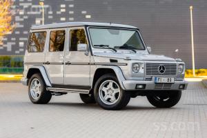 Pelēks Mercedes-Benz g-55-amg 2006 Jelgava, ar dzinēja tilpumu 5.50 L un nobraukumu 44 tūkst. km par 65000 €, foto 3 vietnē AUTOMOTO.COM.LV