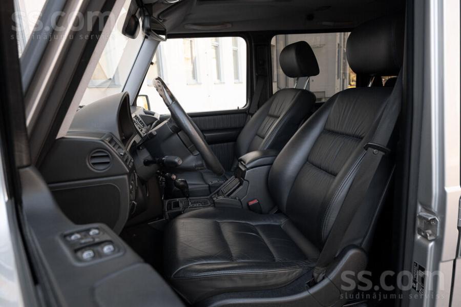 Pelēks Mercedes-Benz g-55-amg 2006 Jelgava, ar dzinēja tilpumu 5.50 L un nobraukumu 44 tūkst. km par 65000 €, foto 20 vietnē AUTOMOTO.COM.LV