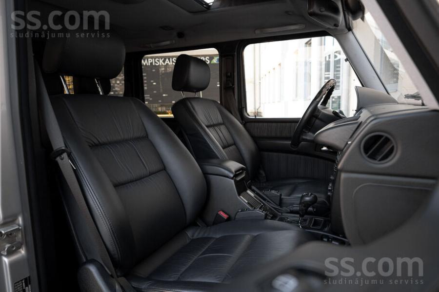 Pelēks Mercedes-Benz g-55-amg 2006 Jelgava, ar dzinēja tilpumu 5.50 L un nobraukumu 44 tūkst. km par 65000 €, foto 22 vietnē AUTOMOTO.COM.LV