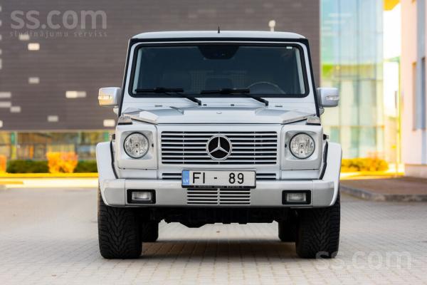 Pelēks Mercedes-Benz g-55-amg 2006 Jelgava, ar dzinēja tilpumu 5.50 L un nobraukumu 44 tūkst. km par 65000 €, foto 3 vietnē AUTOMOTO.COM.LV