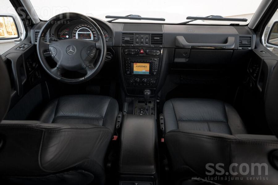 Grey Mercedes-Benz g-55-amg 2006 in Jelgava, with an engine capacity of 5.50 L and mileage of 44 thousand km for 65000 €, photo 11 on AUTOMOTO.COM.LV