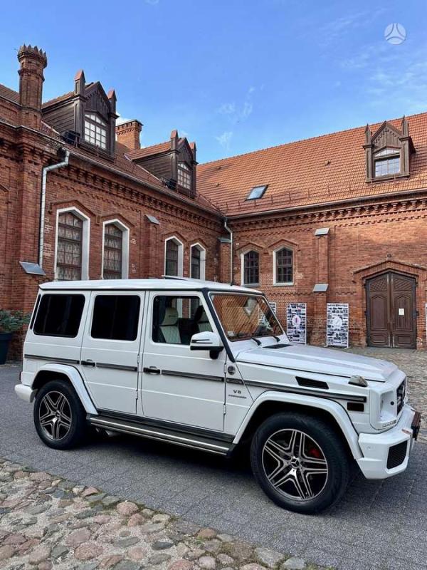 White Mercedes-Benz g-55-amg 2005 in Kaunas, with an engine capacity of 0.00 L and mileage of 176 thousand km for 49700 €, photo 3 on AUTOMOTO.COM.LV