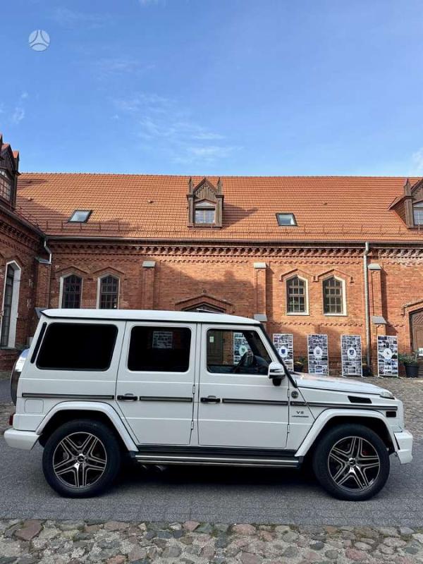 White Mercedes-Benz g-55-amg 2005 in Kaunas, with an engine capacity of 0.00 L and mileage of 176 thousand km for 49700 €, photo 4 on AUTOMOTO.COM.LV