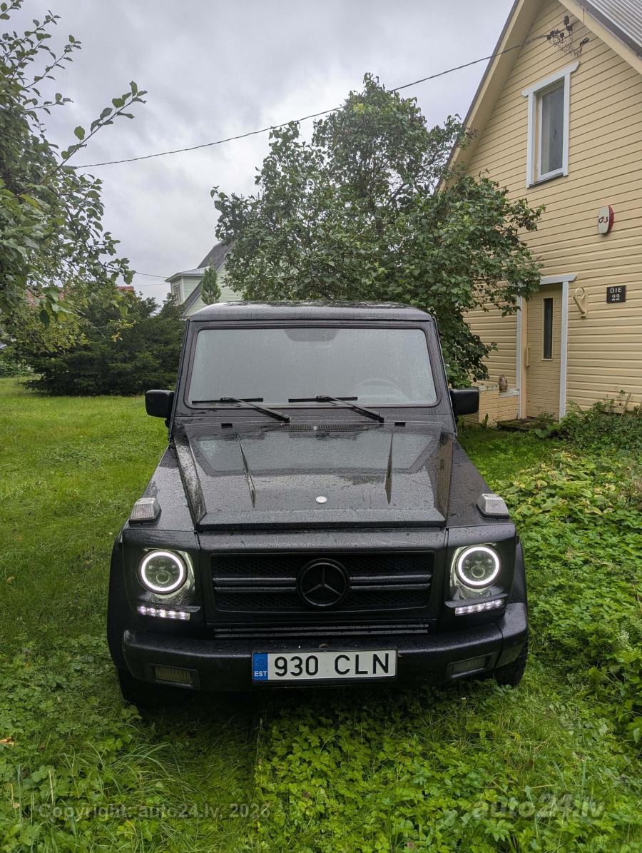 Black Mercedes-Benz G-Class 1990 in Tallinn, with an engine capacity of 3.00 L and mileage of 330 thousand km for 19500 €, photo 10 on AUTOMOTO.COM.LV