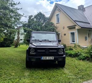 Black Mercedes-Benz G-Class 1990 in Tallinn, with an engine capacity of 3.00 L and mileage of 330 thousand km for 19500 €, photo 12 on AUTOMOTO.COM.LV