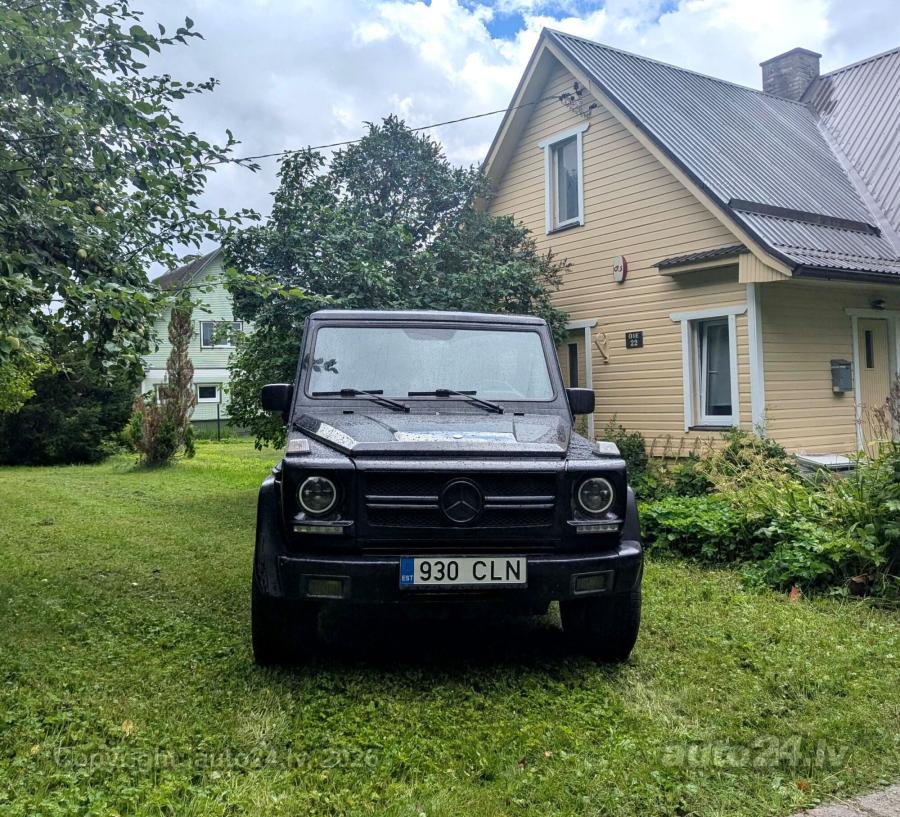 Black Mercedes-Benz G-Class 1990 in Tallinn, with an engine capacity of 3.00 L and mileage of 330 thousand km for 19500 €, photo 12 on AUTOMOTO.COM.LV