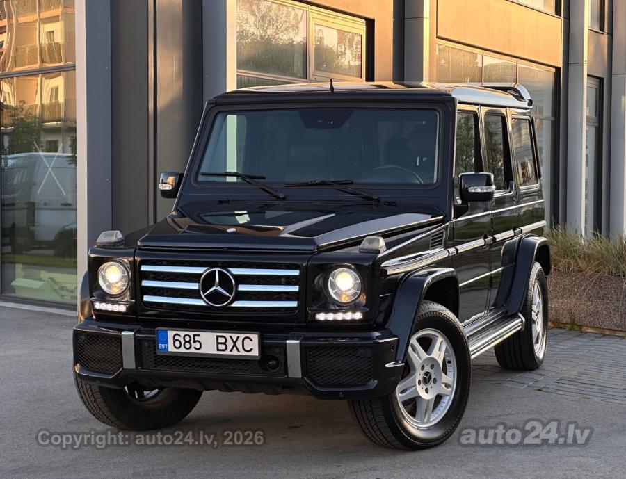 Melns Mercedes-Benz G-Class 2002 Tallina, ar dzinēja tilpumu 4.00 L un nobraukumu 249 tūkst. km par 25500 €, foto 1 vietnē AUTOMOTO.COM.LV