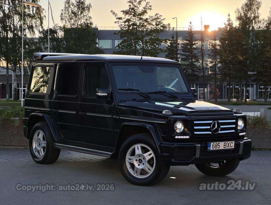 Melns Mercedes-Benz G-Class 2002 Tallina, ar dzinēja tilpumu 4.00 L un nobraukumu 249 tūkst. km par 25500 €, foto 7 vietnē AUTOMOTO.COM.LV