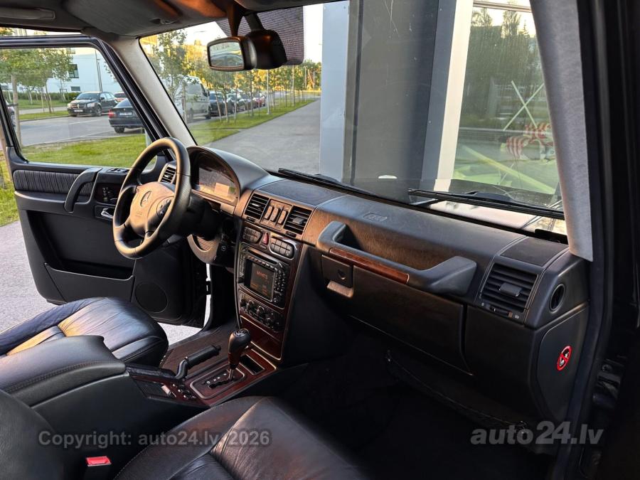 Melns Mercedes-Benz G-Class 2002 Tallina, ar dzinēja tilpumu 4.00 L un nobraukumu 249 tūkst. km par 25500 €, foto 21 vietnē AUTOMOTO.COM.LV