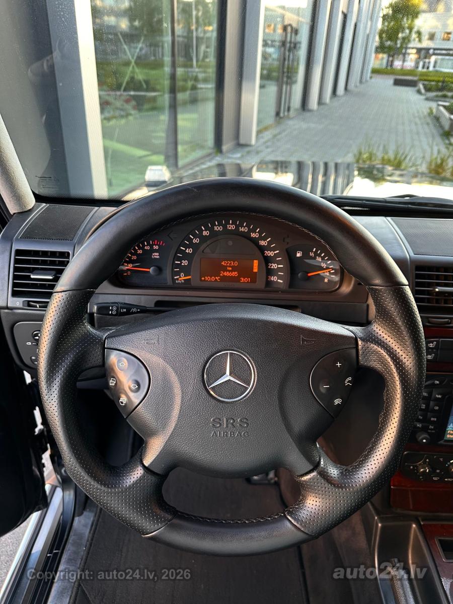 Melns Mercedes-Benz G-Class 2002 Tallina, ar dzinēja tilpumu 4.00 L un nobraukumu 249 tūkst. km par 25500 €, foto 27 vietnē AUTOMOTO.COM.LV