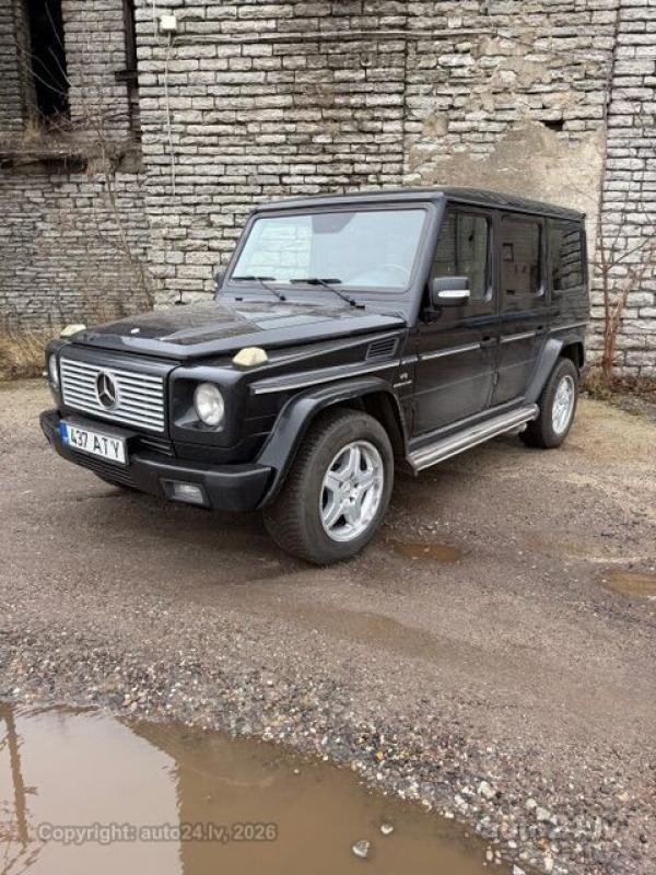 Melns Mercedes-Benz G-Class 2004 Tallina, ar dzinēja tilpumu 5.40 L un nobraukumu 34 tūkst. km par 23000 €, foto 1 vietnē AUTOMOTO.COM.LV