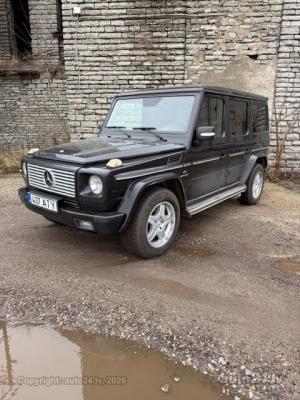 Black Mercedes-Benz G-Class 2004 in Tallinn, with an engine capacity of 5.40 L and mileage of 34 thousand km for 23000 €, photo  on AUTOMOTO.COM.LV