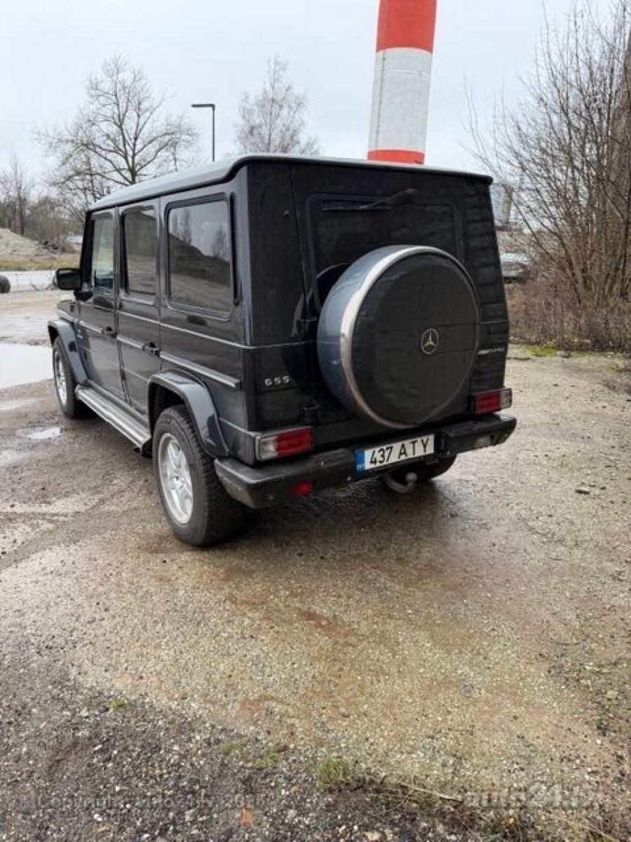 Black Mercedes-Benz G-Class 2004 in Tallinn, with an engine capacity of 5.40 L and mileage of 34 thousand km for 23000 €, photo 5 on AUTOMOTO.COM.LV